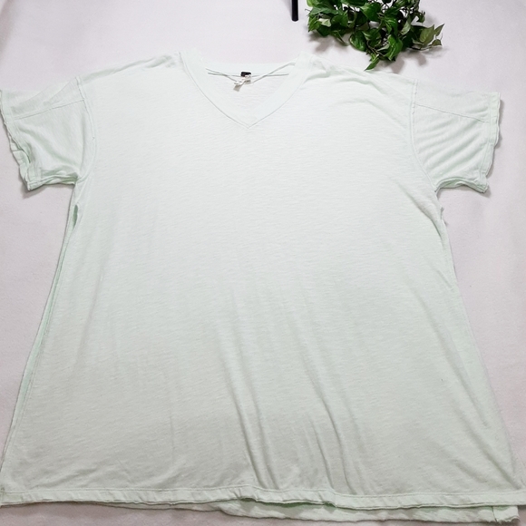 We The Free | Tops | We The Free Mint Green Oversize Hislit Top Size S ...